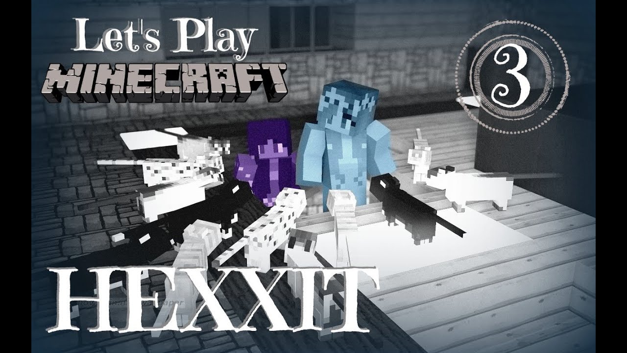 Let's Play Minecraft: Hexxit Part 3 (The New House) w/Kissabuni - YouTube