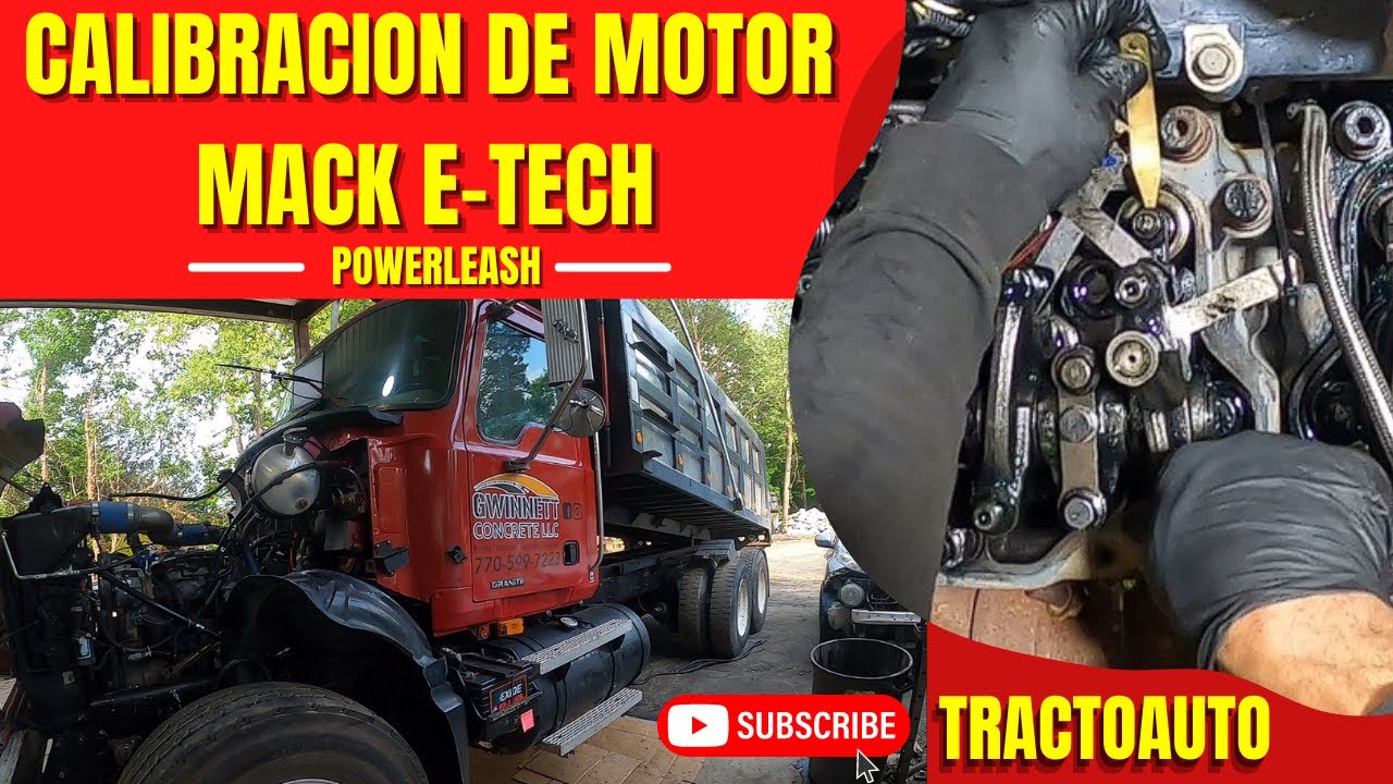 CALIBRACION DE MOTOR MACK E-TECH (powerleash) PARTE 1/6 - YouTube