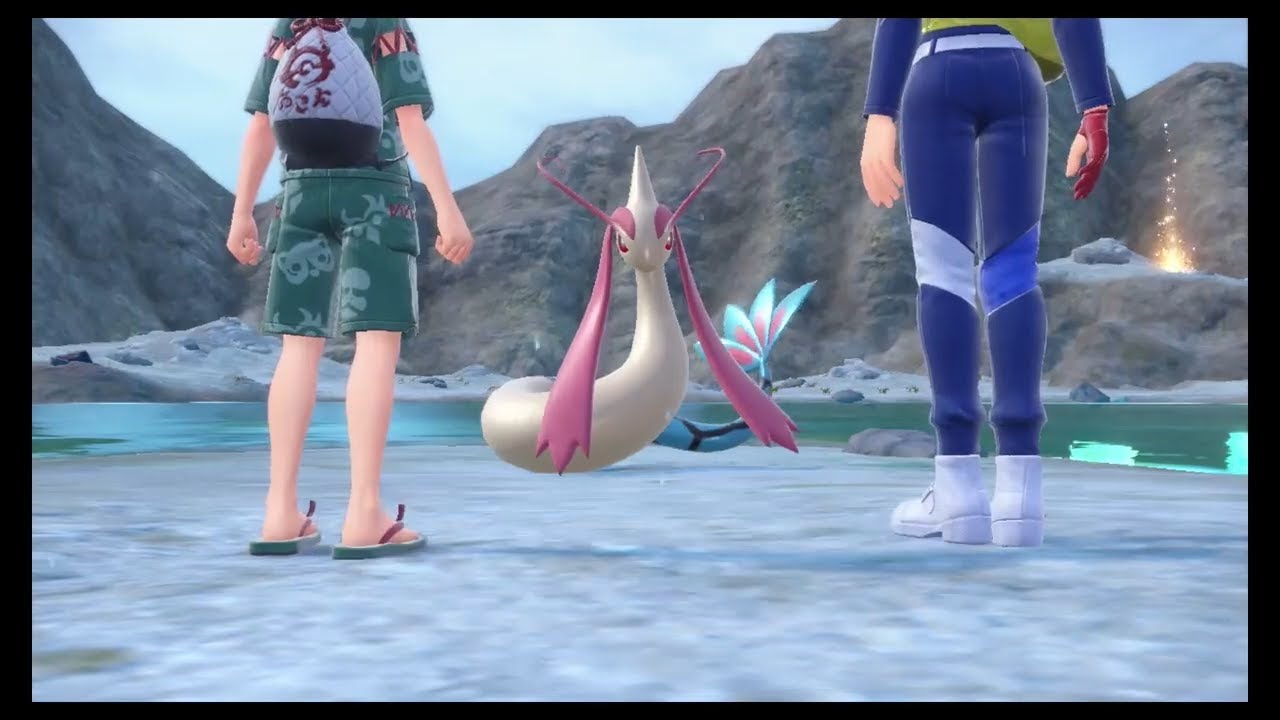 Crystal Pool Guardian Milotic Boss Battle | Pokémon Scarlet and Violet ...
