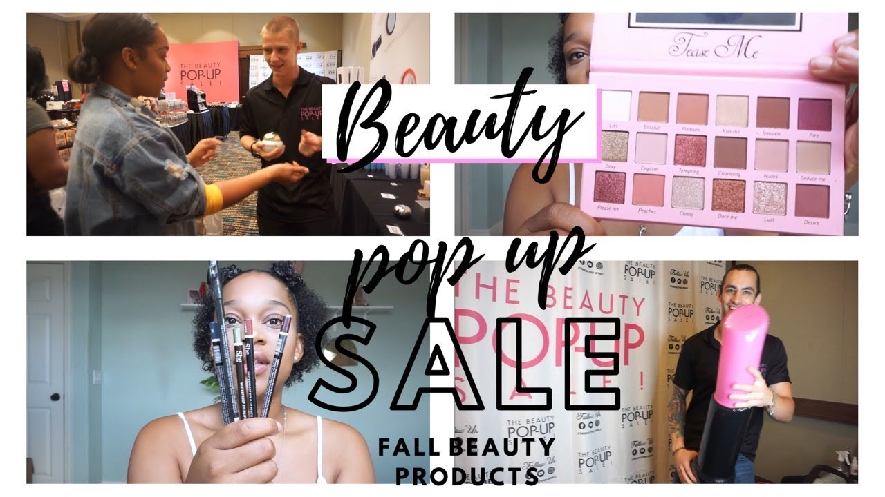 Shopping for Fall Make Up at The Beauty Pop Up Sale HAUL - YouTube