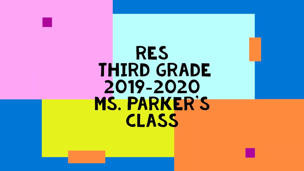 Third Grade 2019 2020 - YouTube