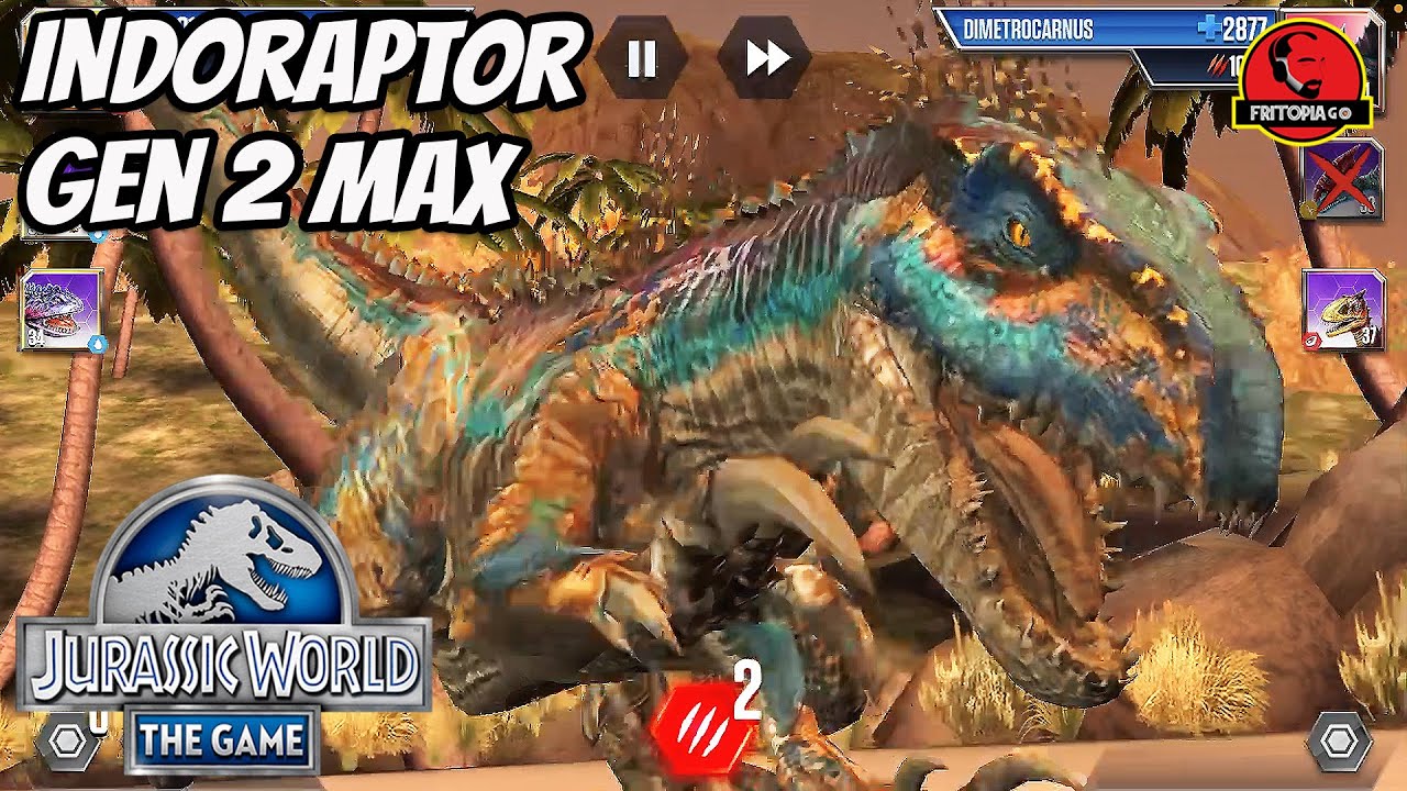 🦖indoraptor Gen 2 Full Power En Jurassic World The Game🦖 [fritopia