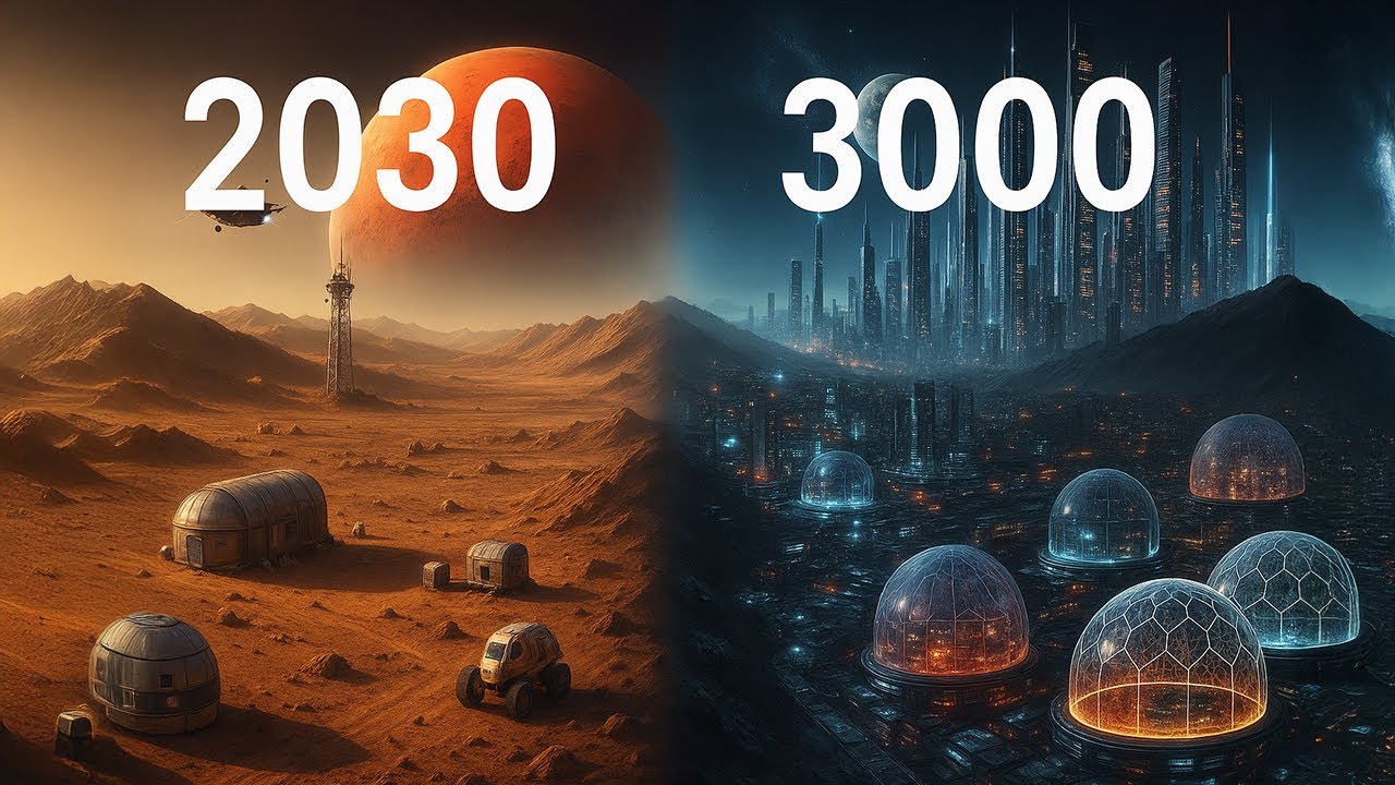 Mars : De la Colonisation à la Civilisation (2030 - 3000) 4K - YouTube