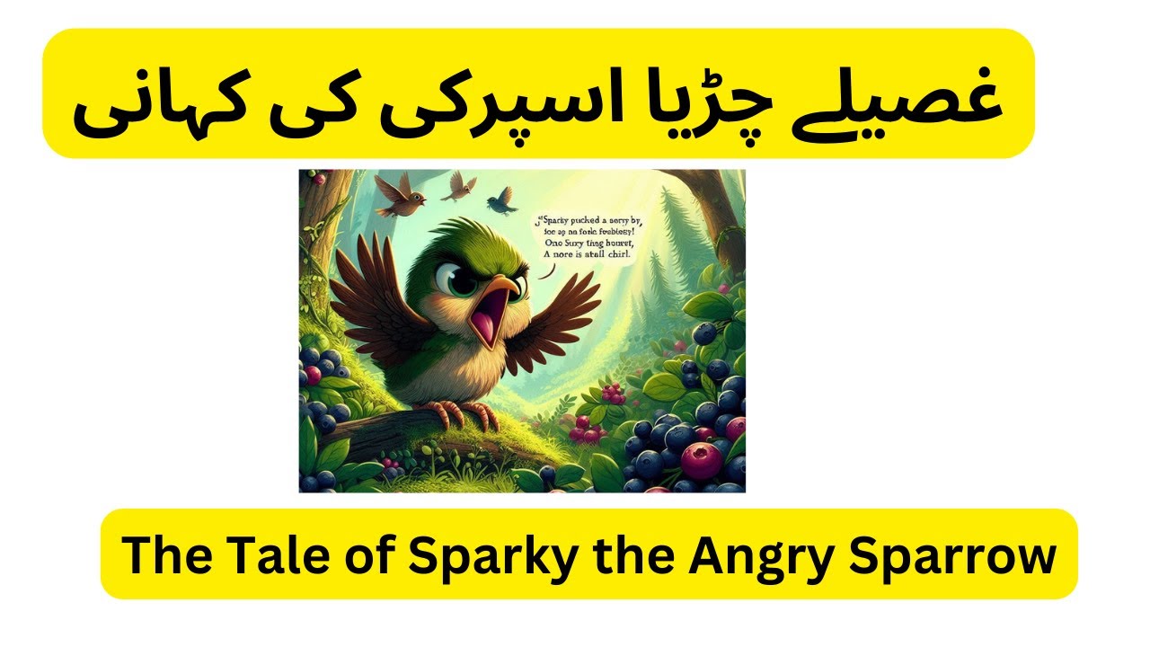 The Tale of Sparky the Angry Sparrow|غصیلے چڑیا اسپرکی کی کہانی|Sparrow ...