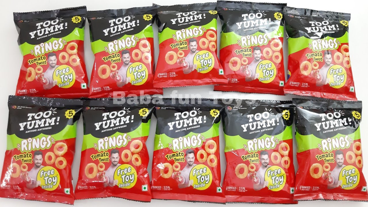 what i got in🤩New Too Yumm Rings Free Toys Inside || Too Yumm Baked ...