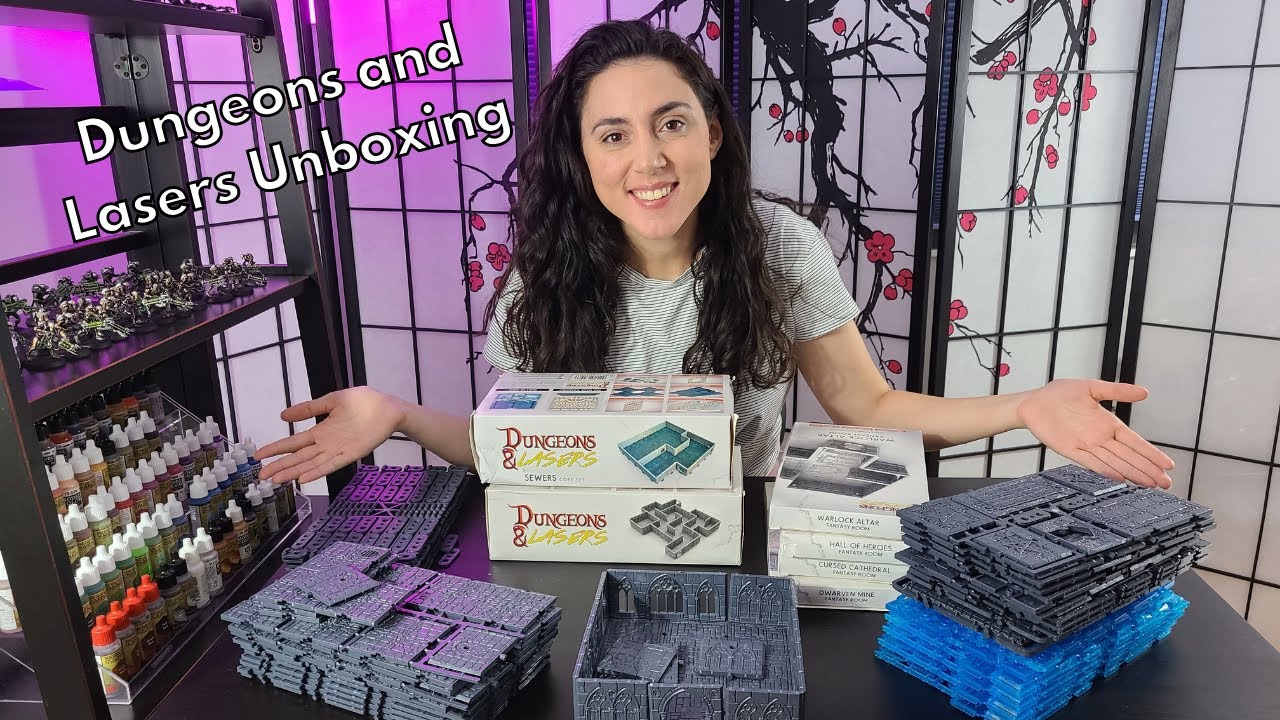 Unboxing Dungeons and Lasers 3rd Edition Kickstarter! - YouTube