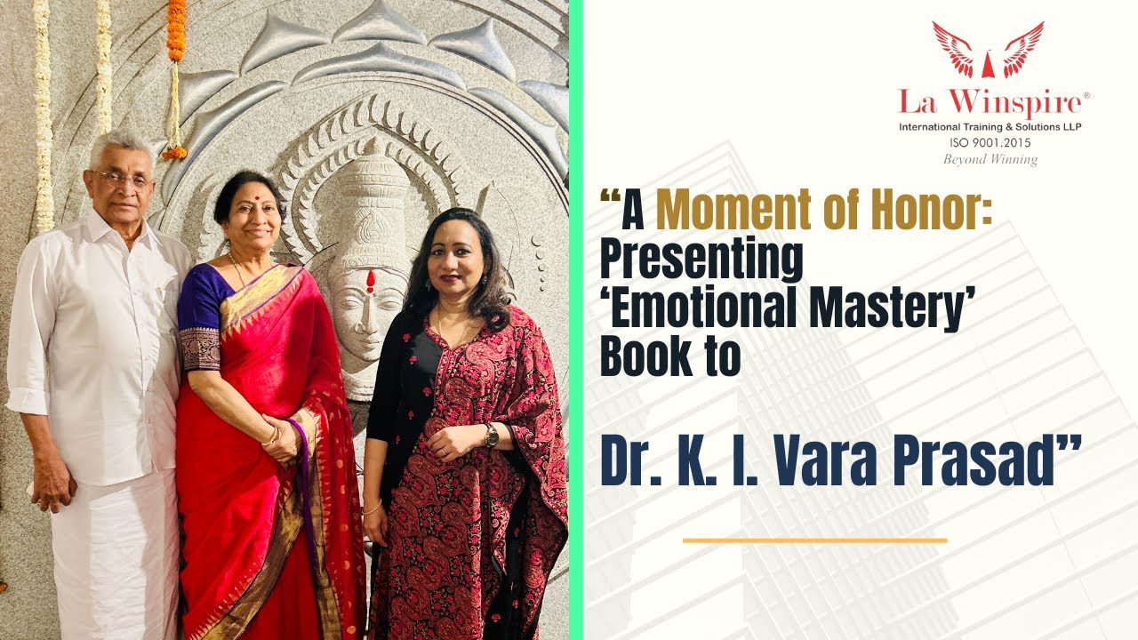Presenting 'Emotional Mastery' Book to Dr. K. I. Vara Prasad Reddy: A ...