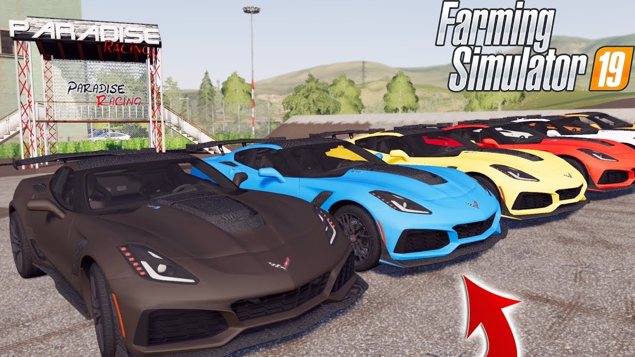 FS19: CONSTRUCTING RACE TRACK | CORVETTE Zr1 | MULTIPLAYER - YouTube