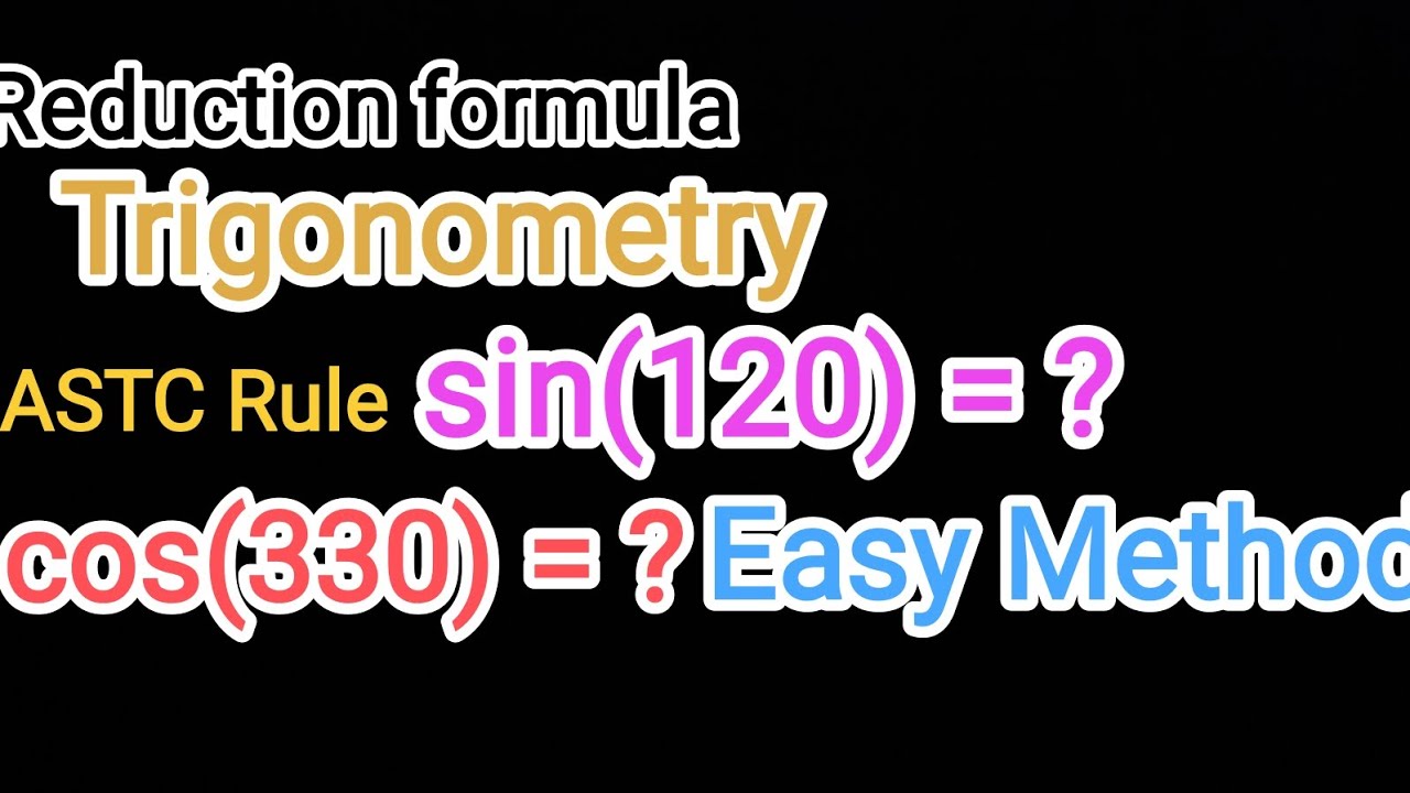 Value of Trigonometric functions with different angles #trigonometry # ...