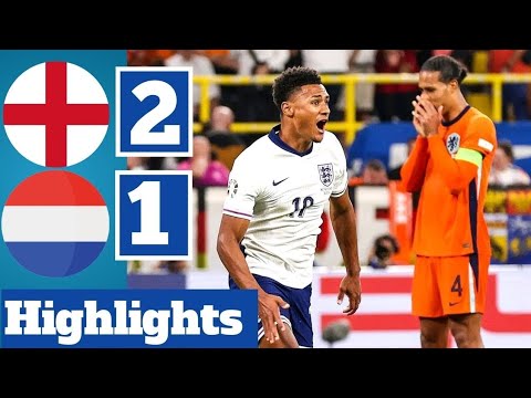 netherland vs england 1 - 2 highlight semifinals 2024 neth vs eng - YouTube