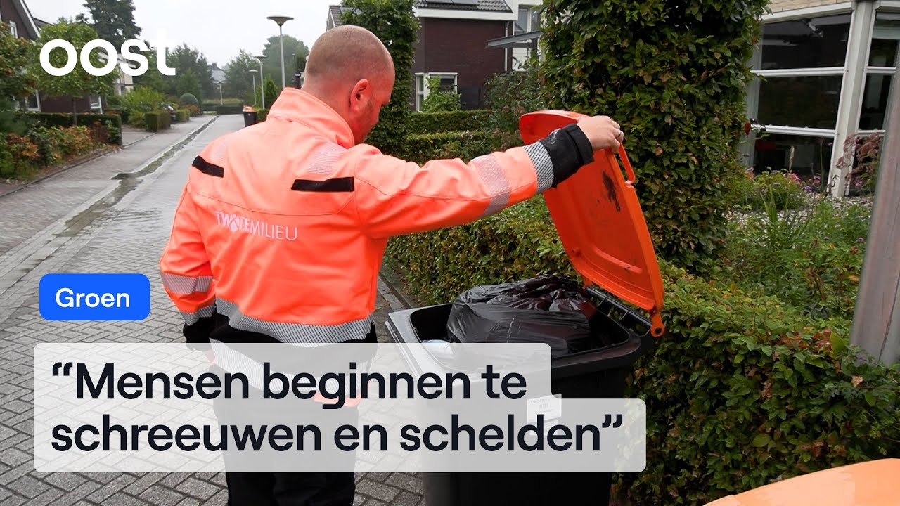 In deze stad worden nu afvalcontainers gecontroleerd | RTV Oost - YouTube