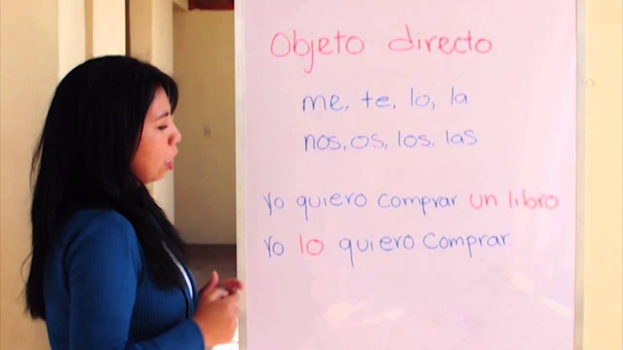 A2 Objeto directo e indirecto - YouTube