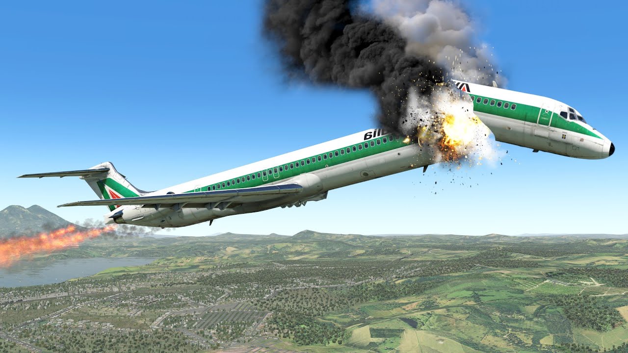 🔴LIVE MD-80 Stormy Jungle Approach | X-PLANE 11 - YouTube