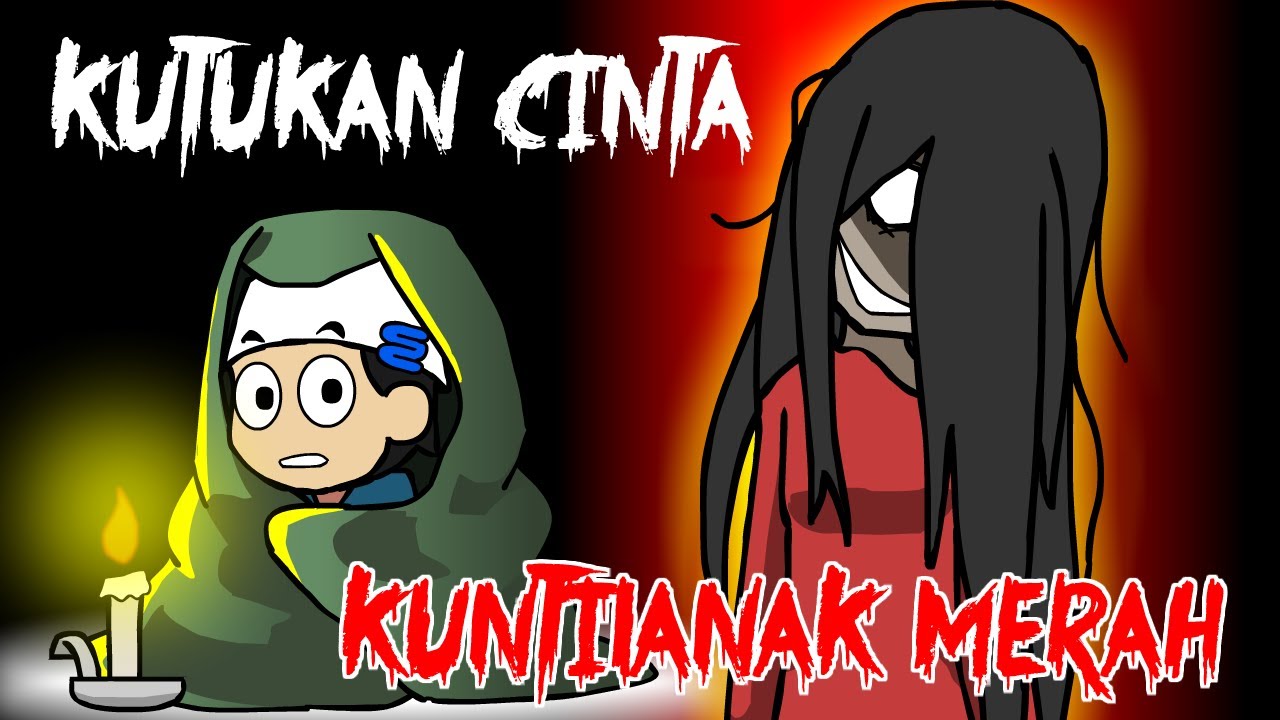 KUTUKAN CINTA KUNTILANAK MERAH ANIMASI HANTU INDONESIA - YouTube