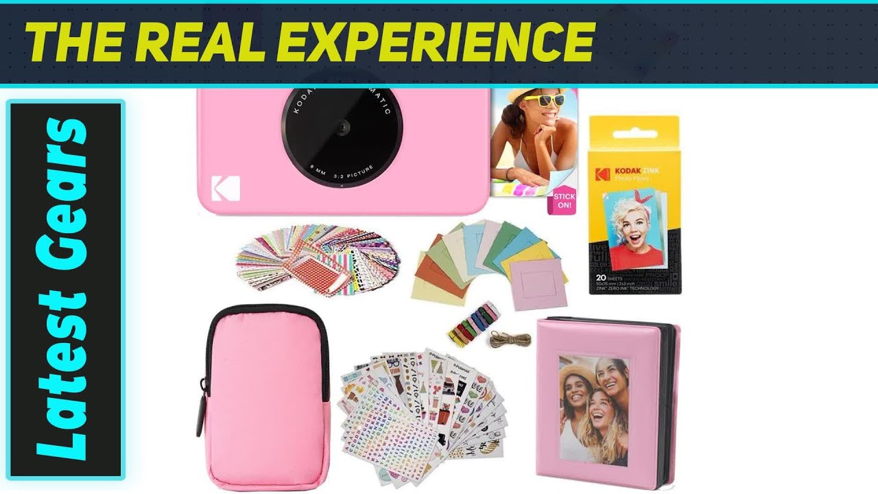 KODAK Printomatic Pink: The Ultimate Instant Camera Gift Bundle! - YouTube