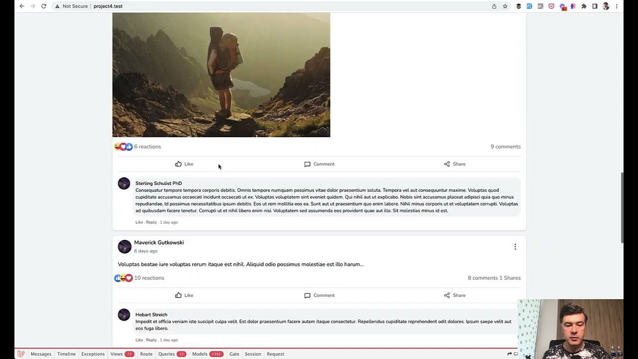 Facebook Feed With Laravel Simulate And Optimize With Caching Youtube