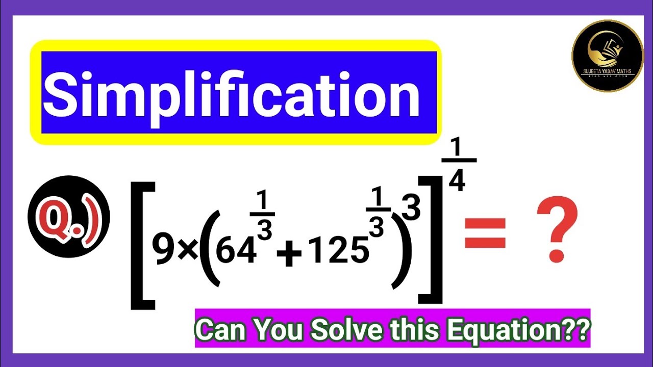 Simplification Question/ Math Olympiad Question/Important SSC CGL, CHSL ...