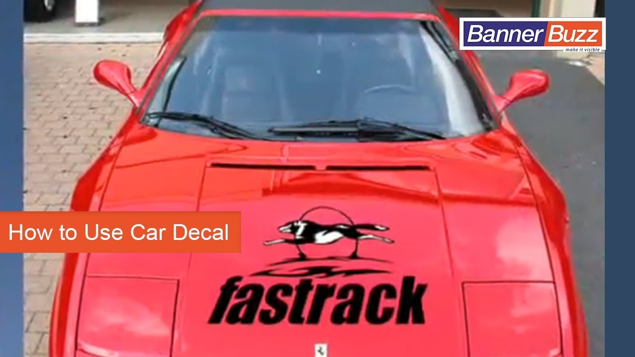 How to use Car Decals for Car Customization? - YouTube