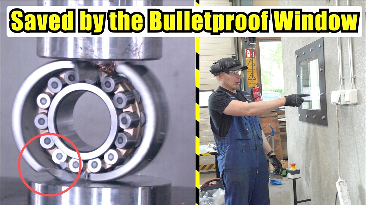 Saved from Deadly Ball Bearing Shrapnel – Bulletproof Window Did Its ...