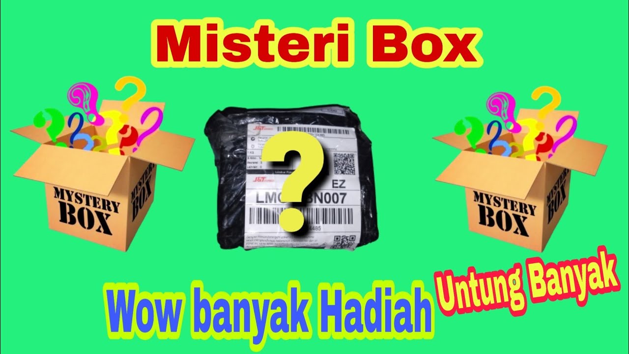 Unboxing Kotak Misteri Banyak Hadiah Untung banyak - YouTube