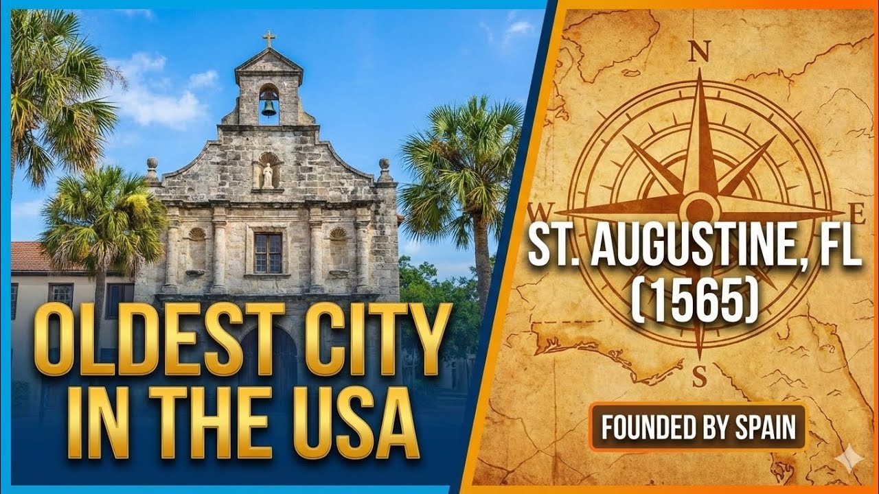 St. Augustine, Florida is the oldest city in the USA—founded in 1565. 🏰 ...