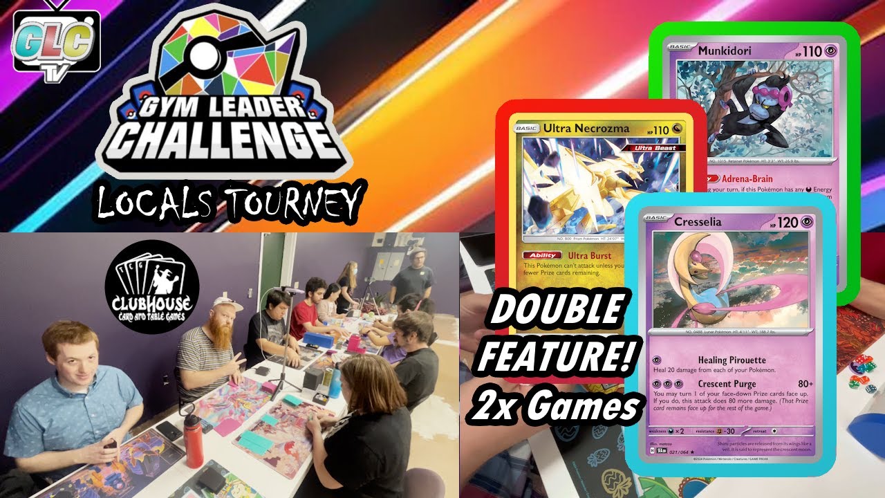 Pokemon GLC LGS Tourney Night at Clubhouse Games - YouTube