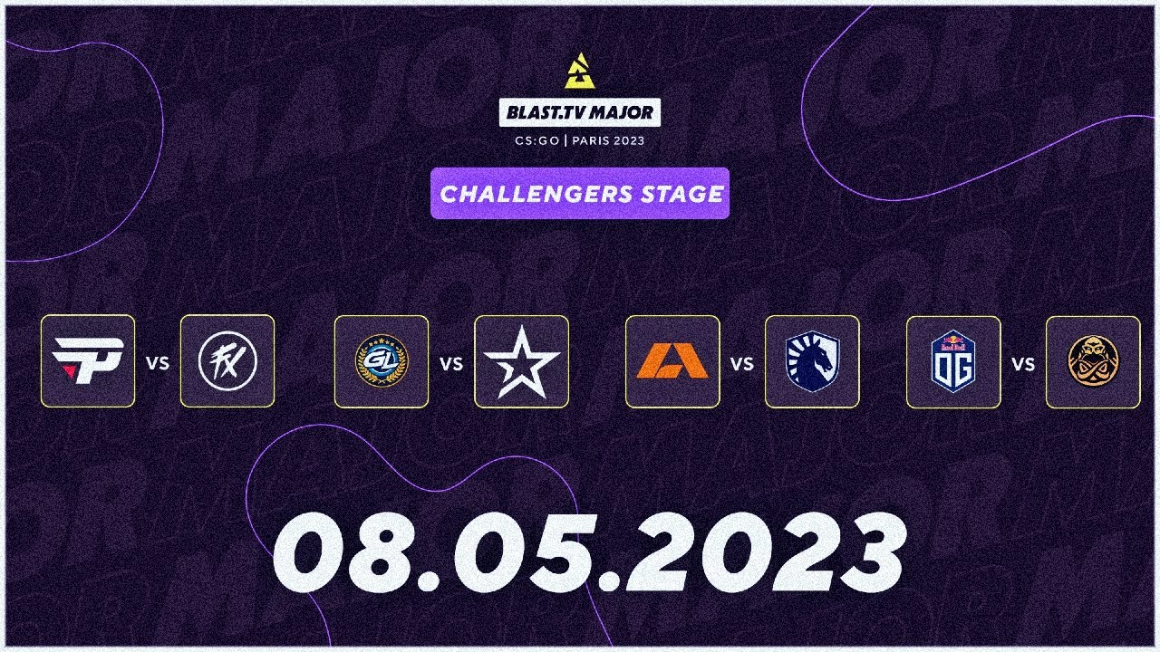 BLAST MAJOR PARIS | Challenger Stage | DIA 1 - Stream B - YouTube