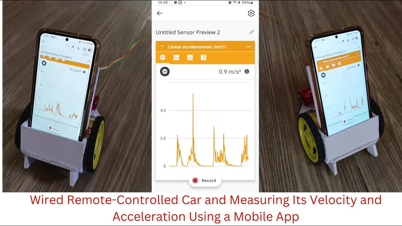 DIY video to measure acceleration of an RC car - YouTube