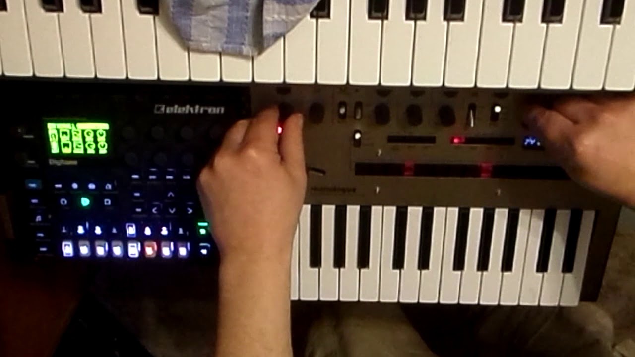 Digitone + Monologue Jam - YouTube