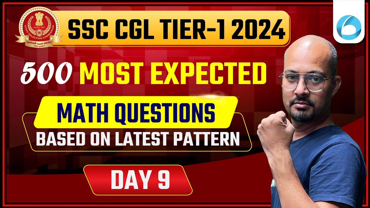 SSC CGL 2024 Maths Questions | Based Latest Exam Pattern | SSC CGL Tier ...