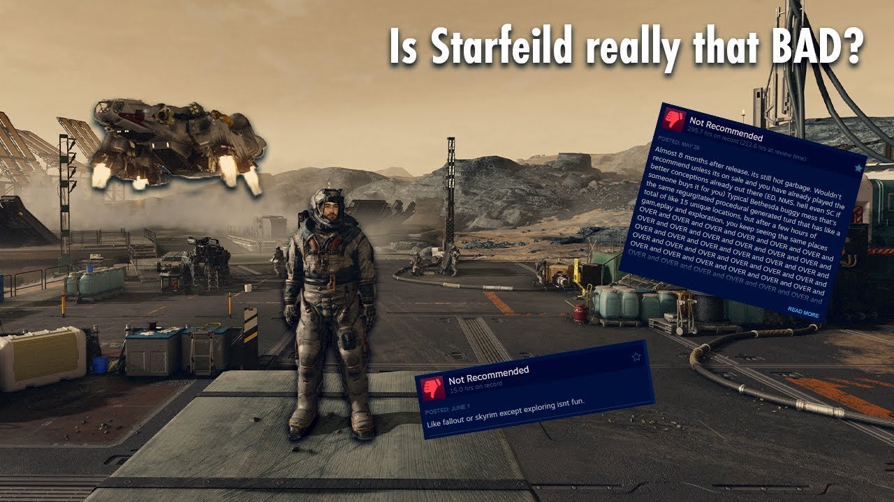 is starfield really that bad... - YouTube