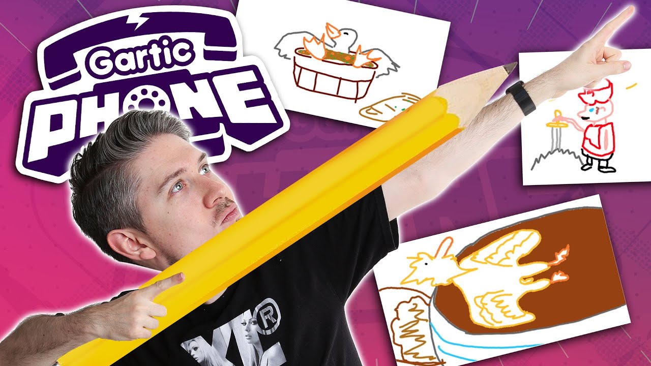 Mice, Birds and Mario in Gartic Phone! - YouTube