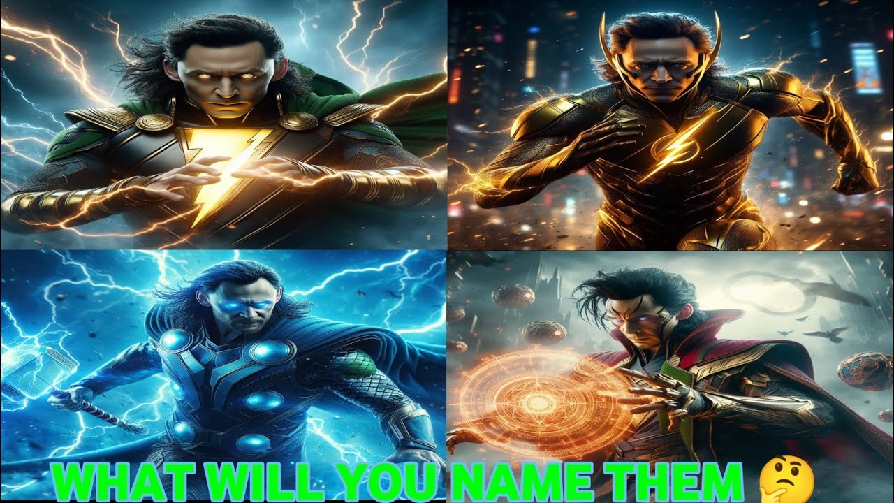 AI Loki transformation 😱:mind blowing superhero remix:cool moments🥶 ...