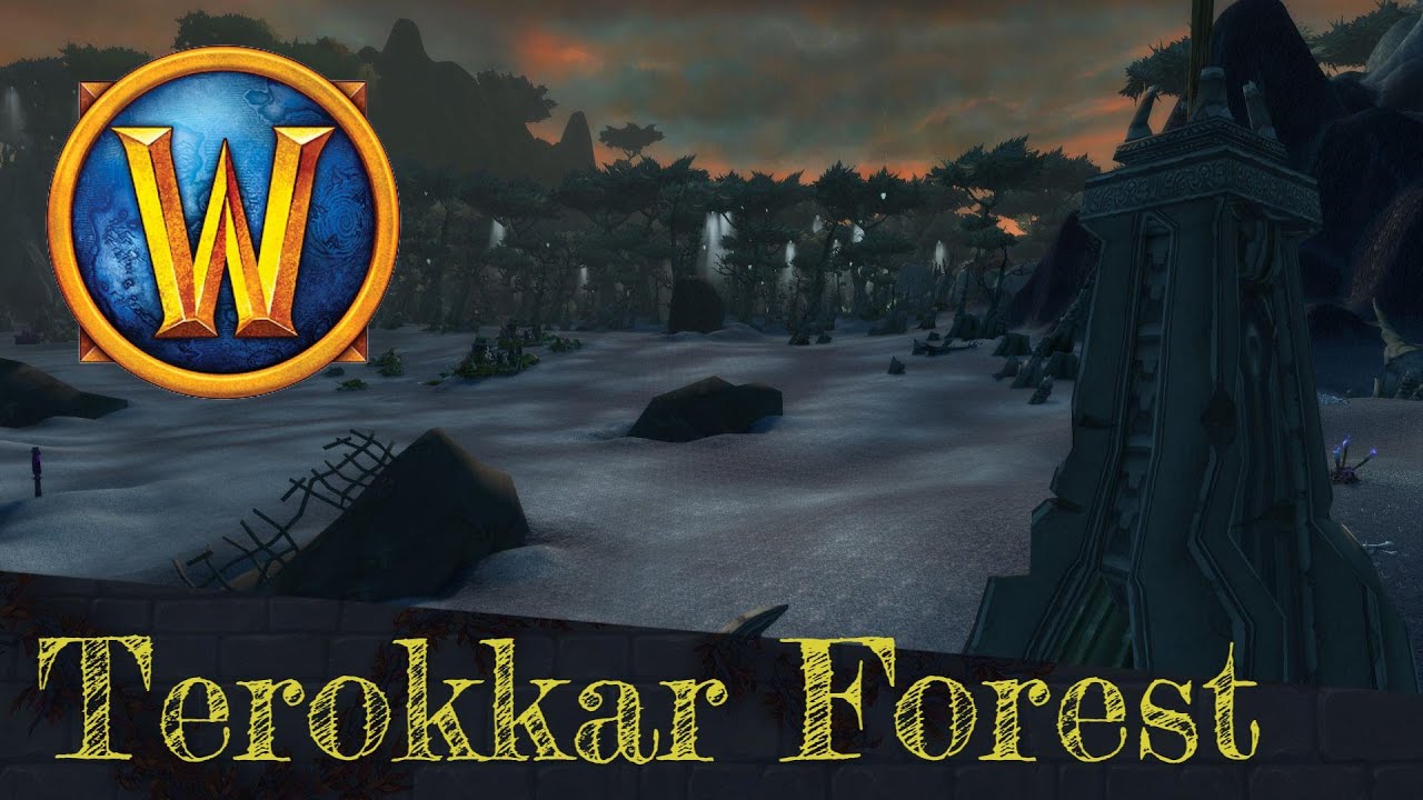 Walking Through Terokkar Forest - YouTube