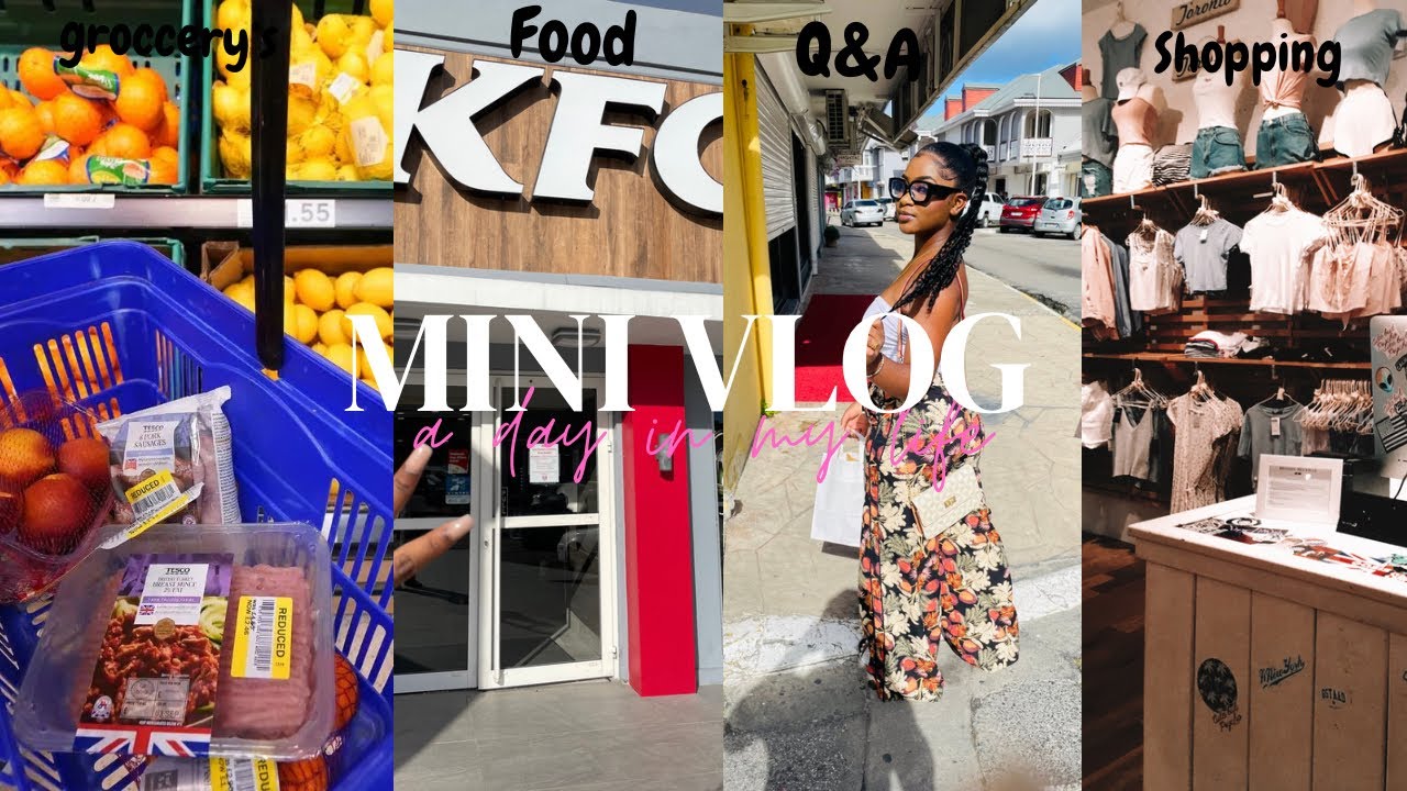 MINI VLOG:clothes shopping,fast food,Q&A etc… - YouTube