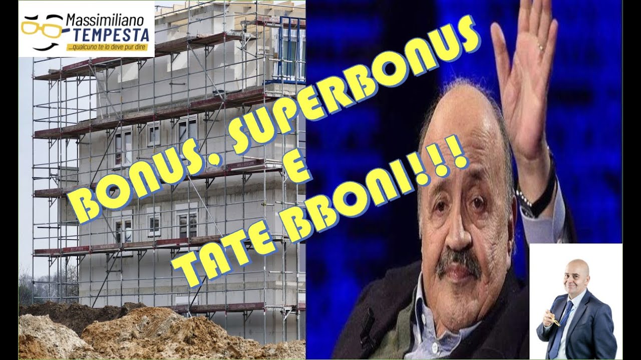 Bonus, Superbonus e tate bboni!! - YouTube