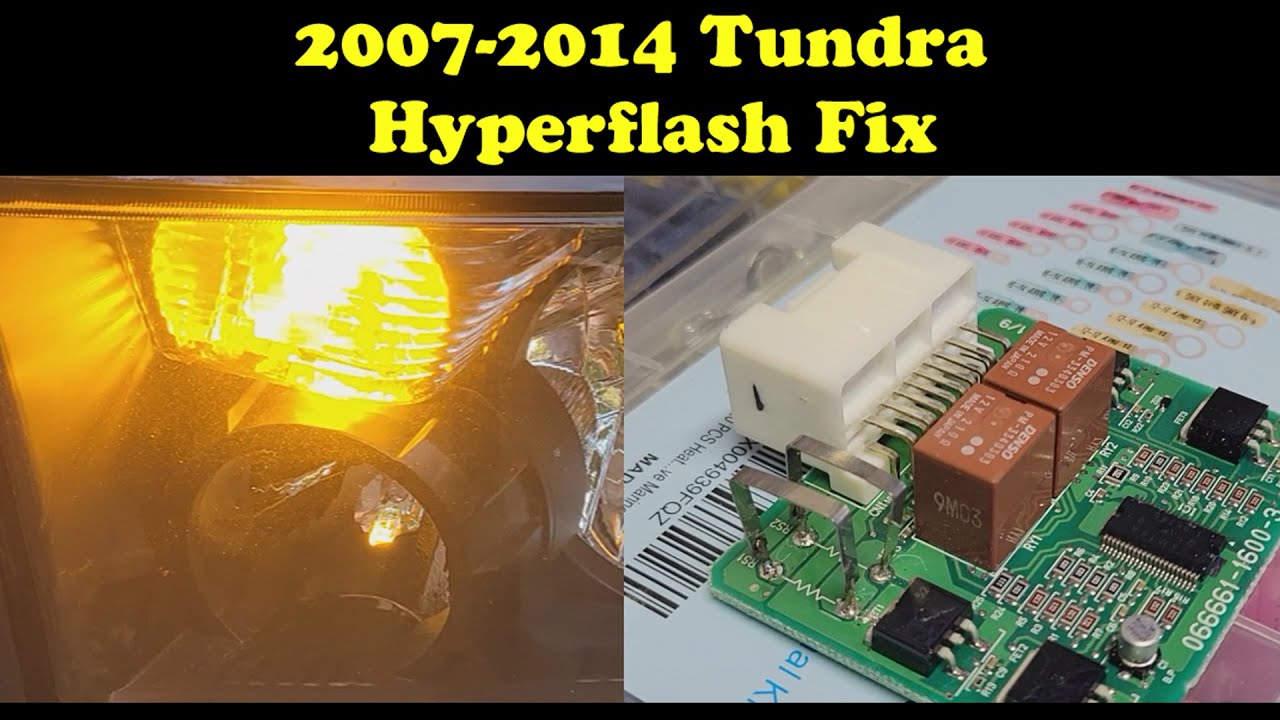 2nd Gen Toyota Tundra HyperFlash Fix - YouTube