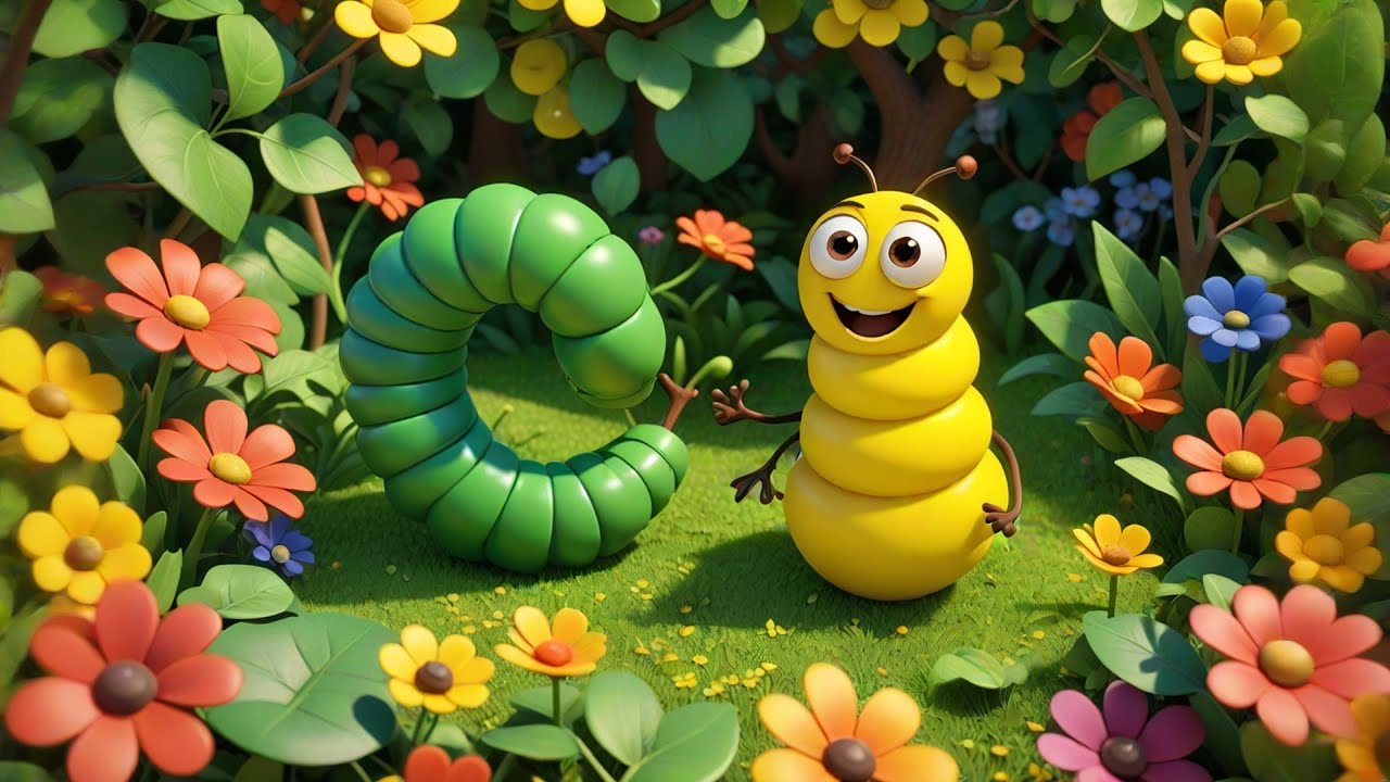 Five Wiggly Worms Say One to Five + More Nursery Rhymes & Kids Songs ...