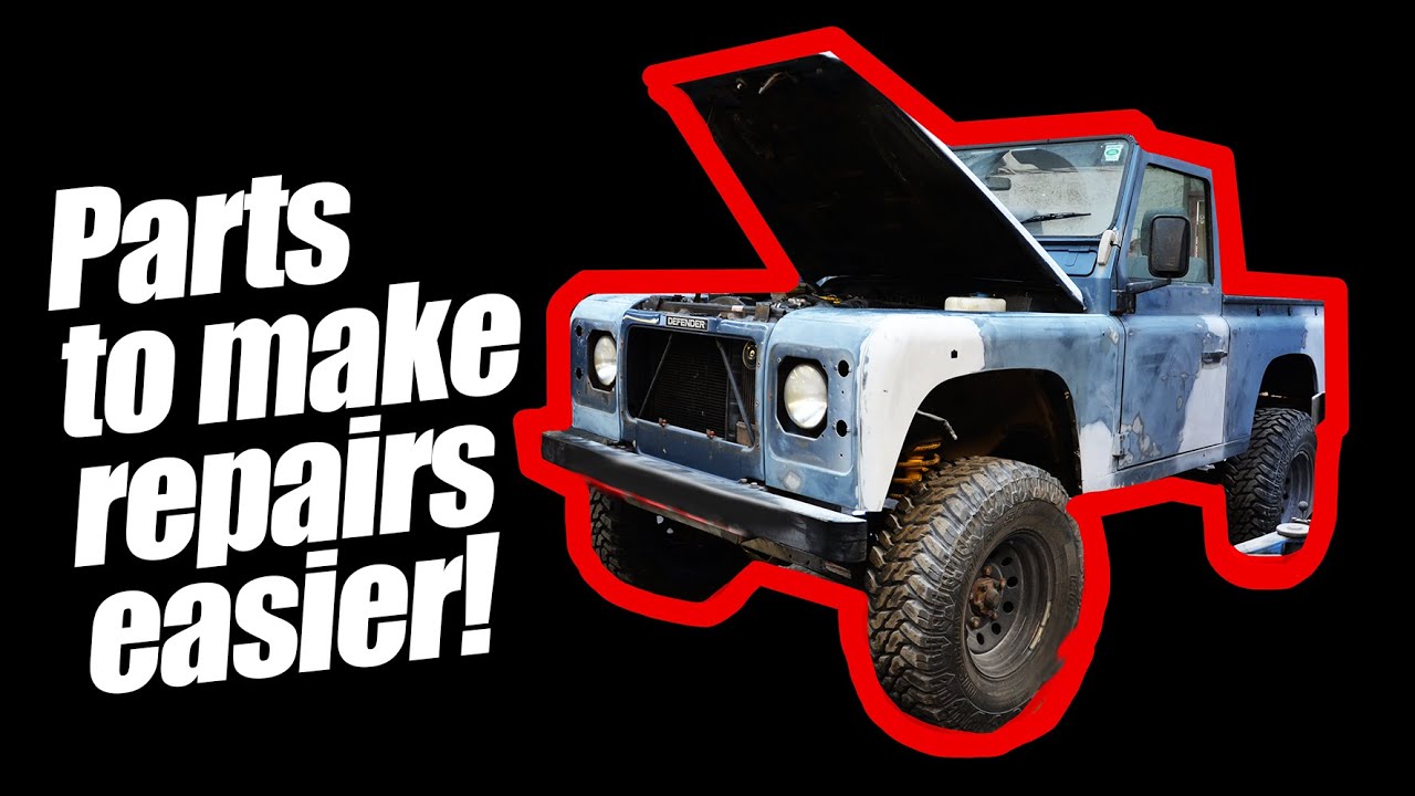 Parts to make repairs easier on Land Rover Defenders - YouTube