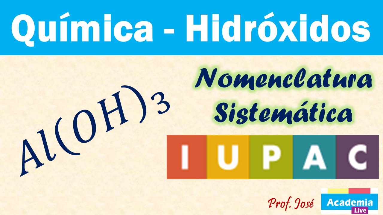 Hidróxido de Aluminio - Nomenclatura sistemática o IUPAC y formulación ...