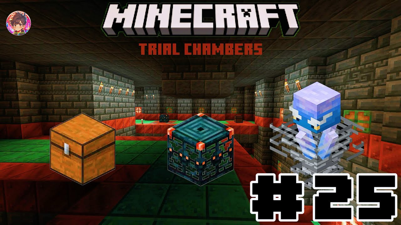 Minecraft 100 days challenge [Day 25] - Finding trial chamber - YouTube