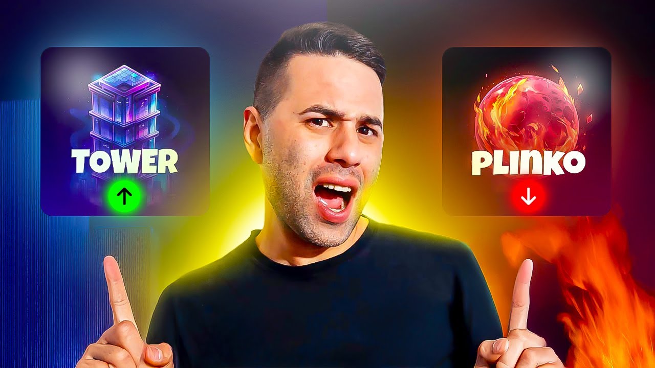 "¿QUE JUEGO DE HABILIDAD ES MEJOR?" TOWER VS PLINKO 😱💰 - YouTube