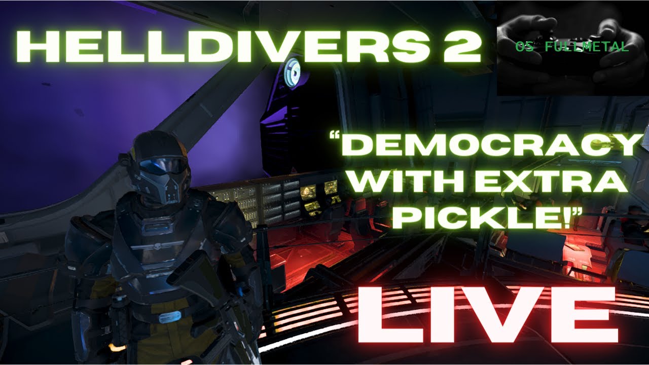 🔴 HELLDIVERS 2 LIVE!!! | Democracy with Extra Pickle! w/ @PanickyPickle #helldivers2 #live - YouTube