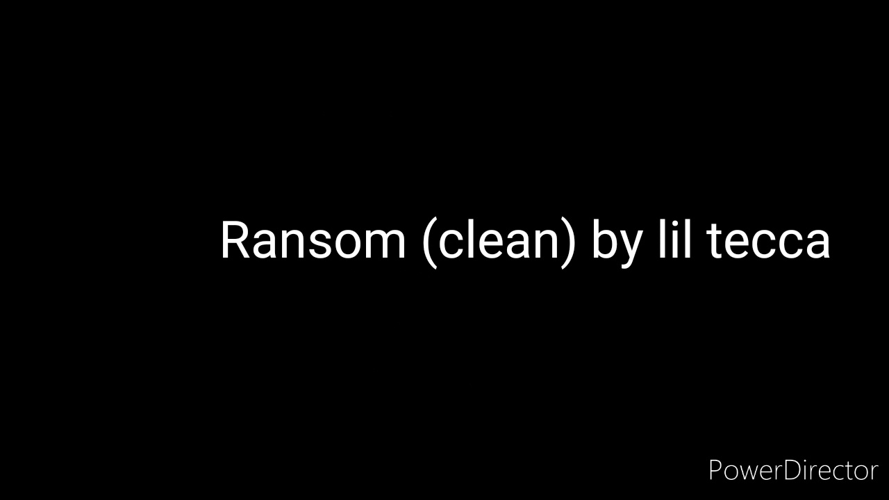 Ransom by lil tecca (Lyrics) (clean) - YouTube
