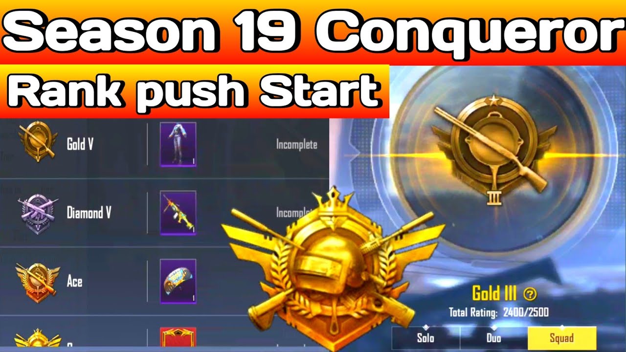 Finally pubg lite tier reset | pubg lite conqueror rank push start ...