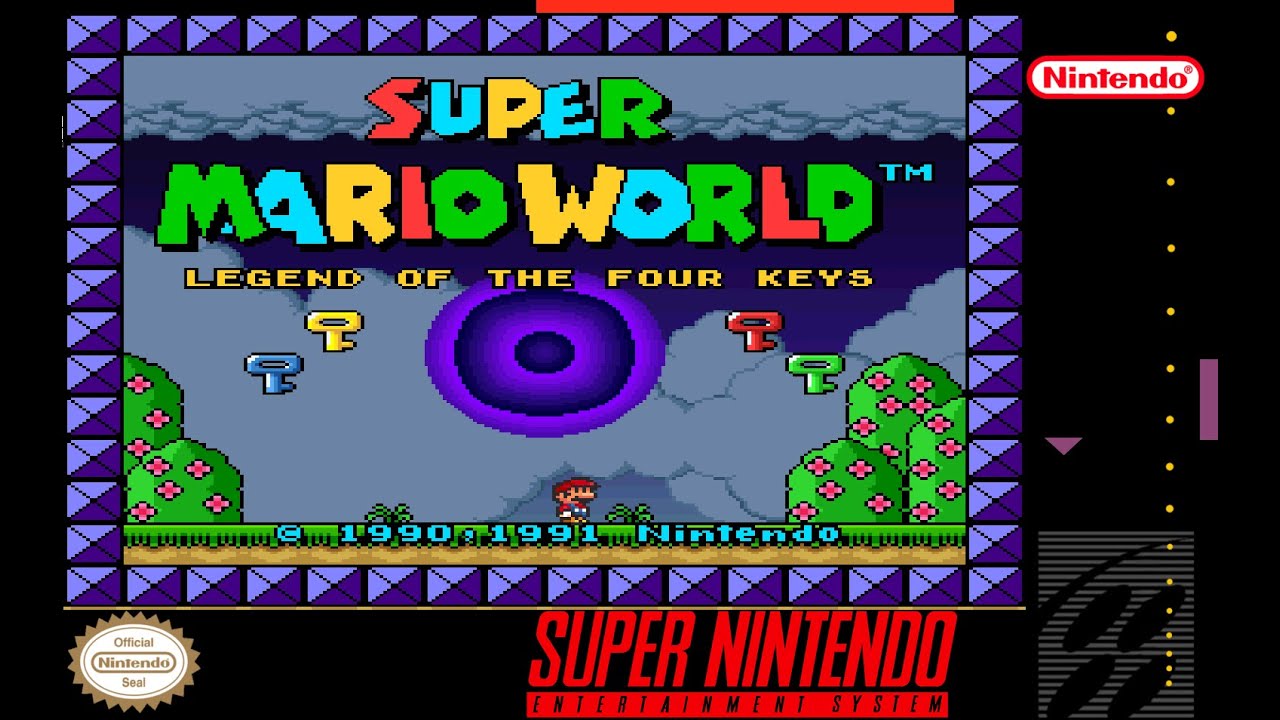 Super Mario World: Legend of the Four Keys (V1.4) (2025) SMW Hack ...