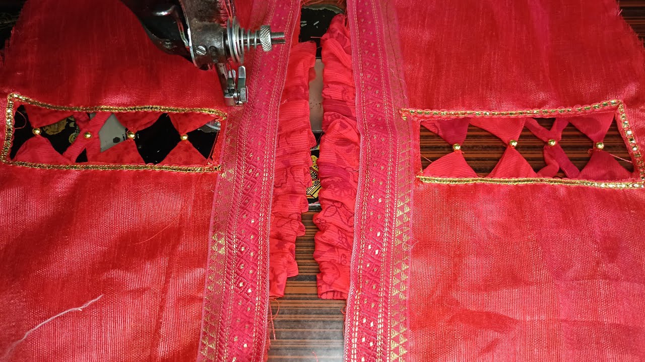 blouse baju ka desion kieshan banay#capda ka Patti desion #moti lesh ...