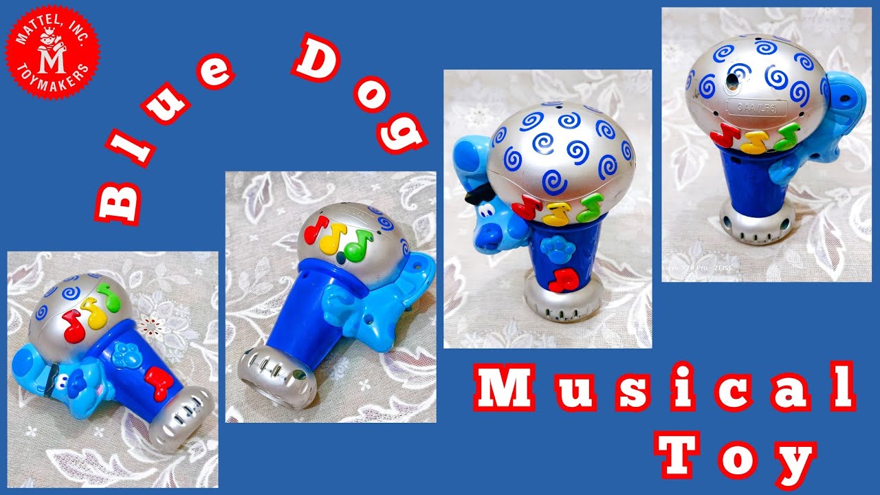 Mattel Blue Dog 🐶 Musical Toy (Preloved Toy,) - YouTube
