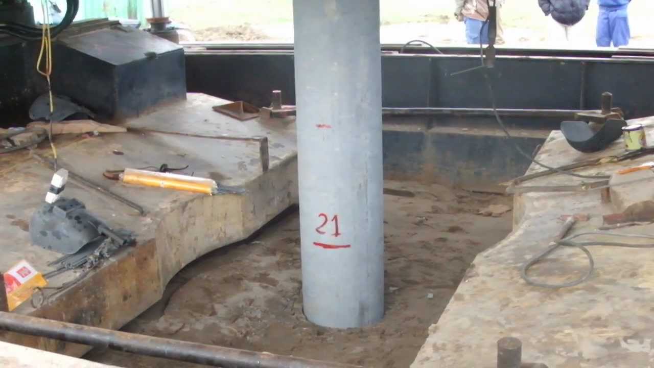 Injection Piling @ TMR-V Point No. 2 - continue - YouTube