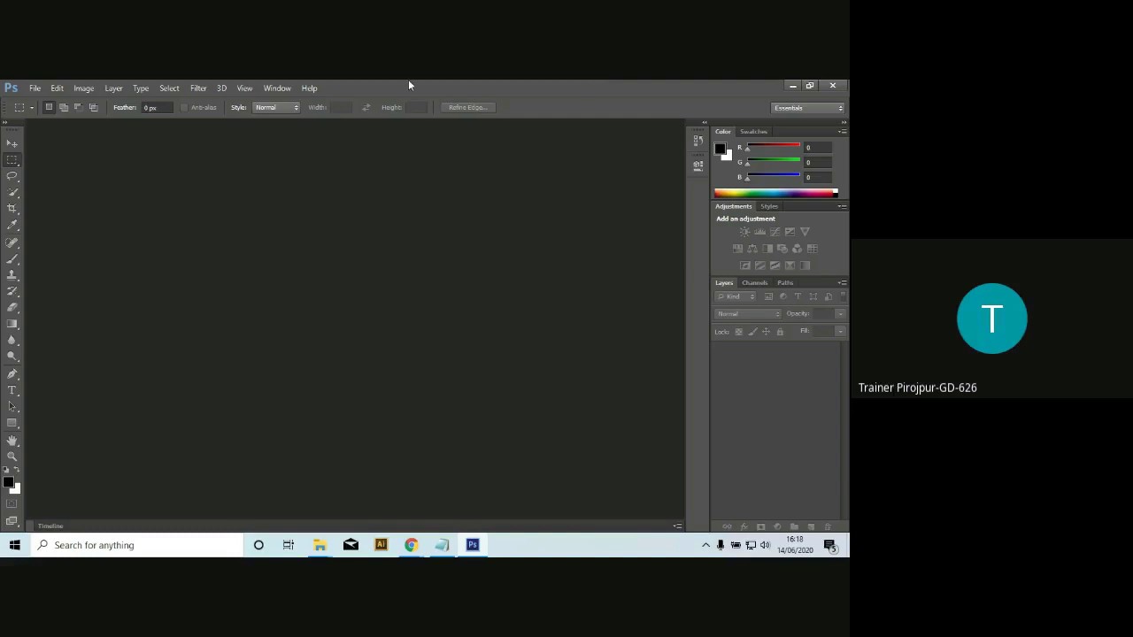 Photoshop CS6 Class1 (part-1) - Interface and Basics - YouTube